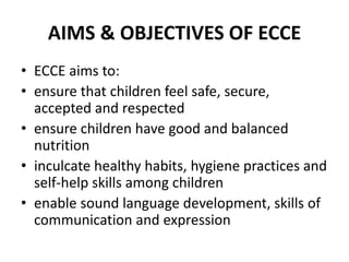 Meaning of early childhood care & education | PPTX