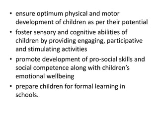 Meaning of early childhood care & education | PPTX