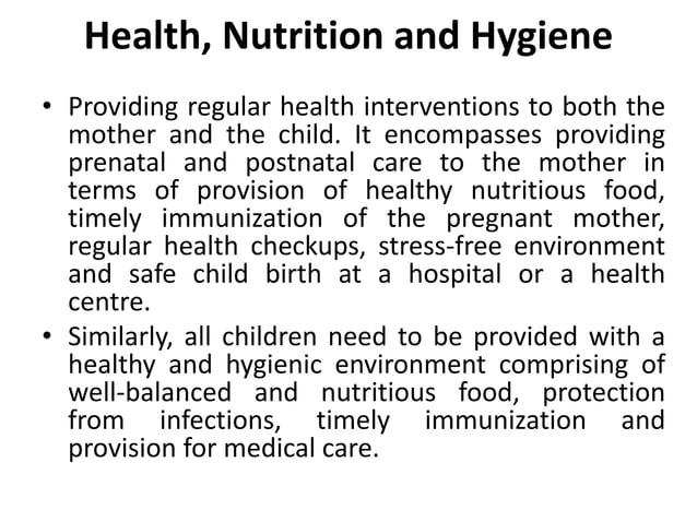 Meaning of early childhood care & education | PPTX | Daycare and Pre ...