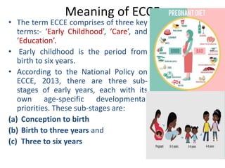 Meaning of early childhood care & education | PPTX | Daycare and Pre ...
