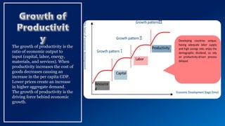 T.Y.B.A - Economics - Meaning of Economic Growth | PPTX