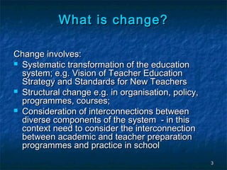 Meaning of educational change | PPT