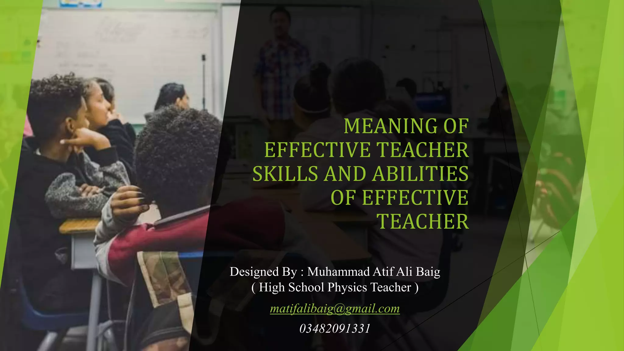 Effective Teaching Skills And Abilities | PPTX