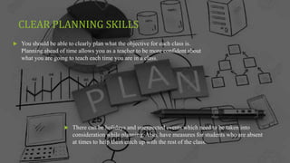 Effective Teaching Skills And Abilities | PPTX