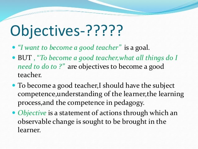 What Is An Objective Definition And Meaning
