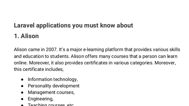 Meaning of Laravel and What are Its Applications.pptx