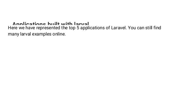 Meaning of Laravel and What are Its Applications.pptx