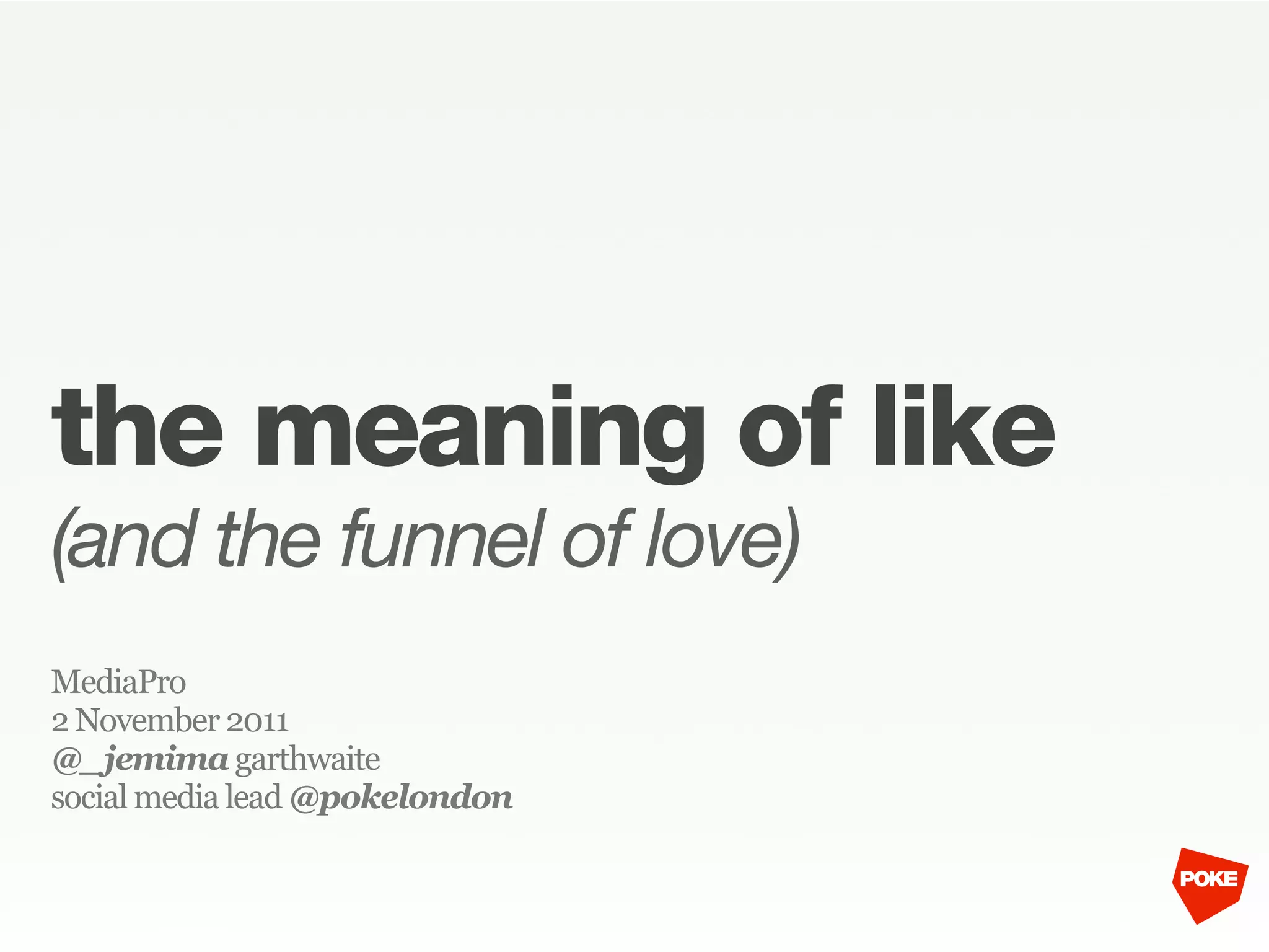 Meaning of like (2011 version) | PDF