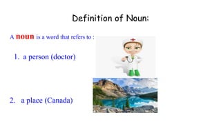 Meaning of noun part 1 | PPTX