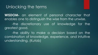 Meaning of Philosophy Lesson 1.pptx Introduction to Human philosophy ...