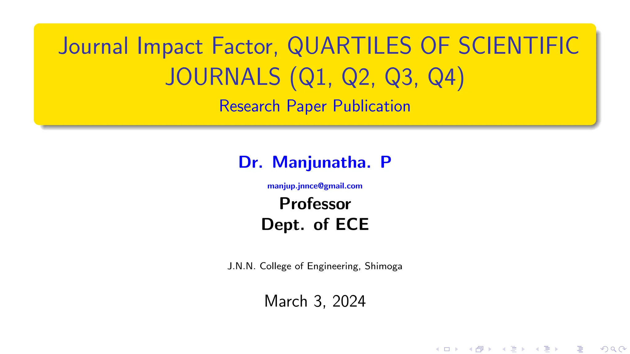 Research paper publications: Meaning of Q1 Q2 Q3 Q4 Journal | PDF