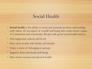 Meaning of Social factors and role of it in health and illness.pptx
