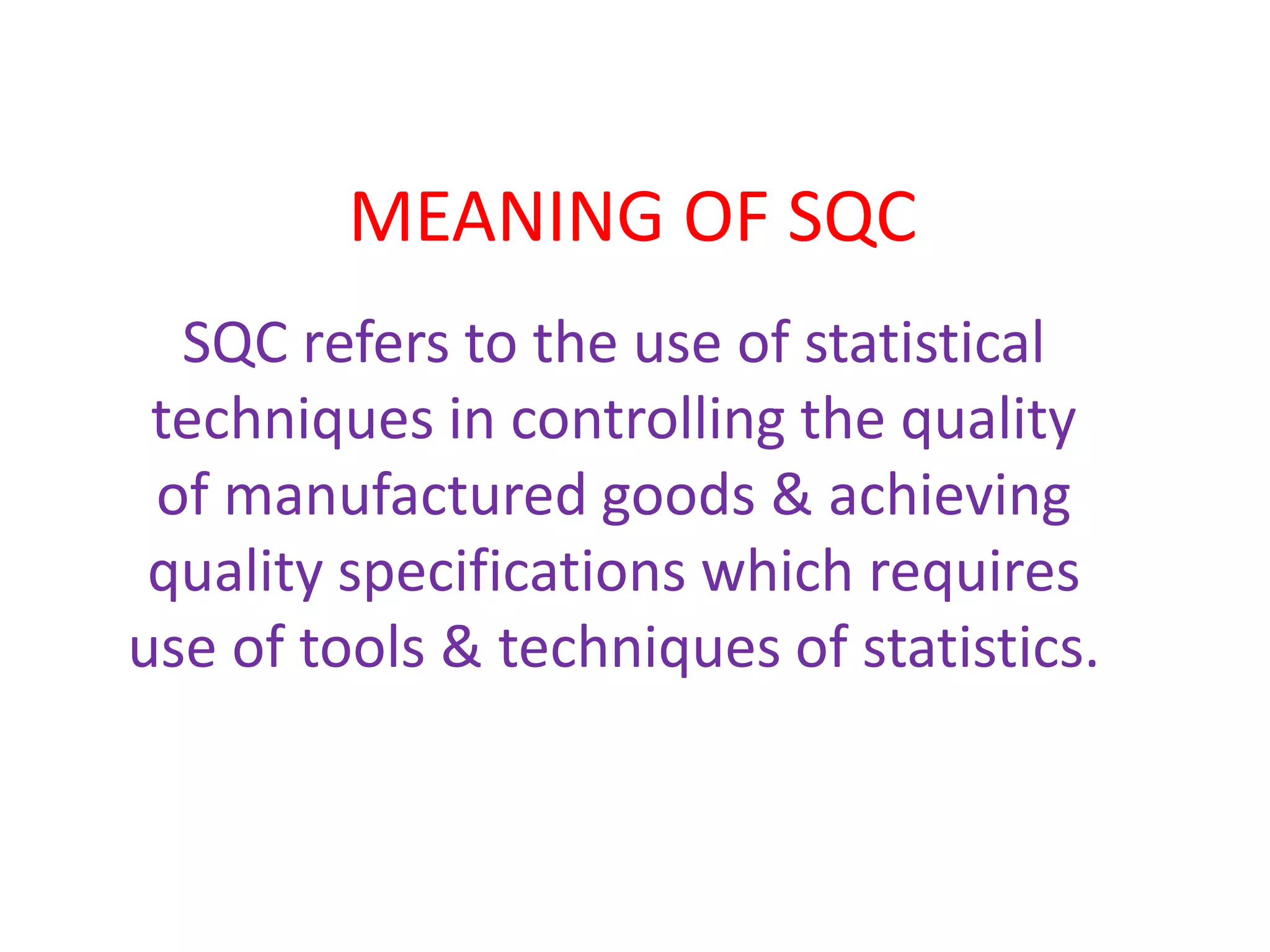 Meaning of sqc | PPT