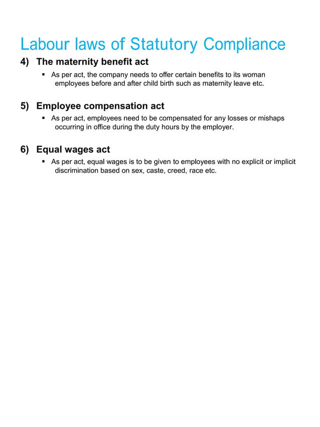 Statutory Compliance | PDF