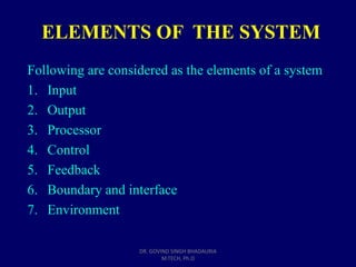 Meaning of system | PPTX