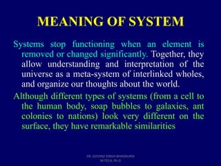 Meaning of system | PPT