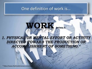 Meaning of work journal | PPT