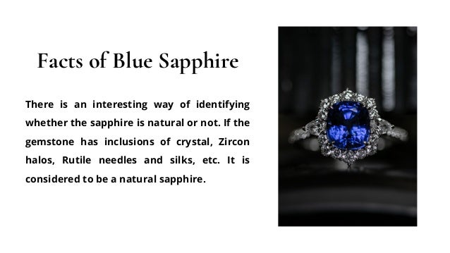Meaning, physical properties and advantages of blue sapphire stone | PDF