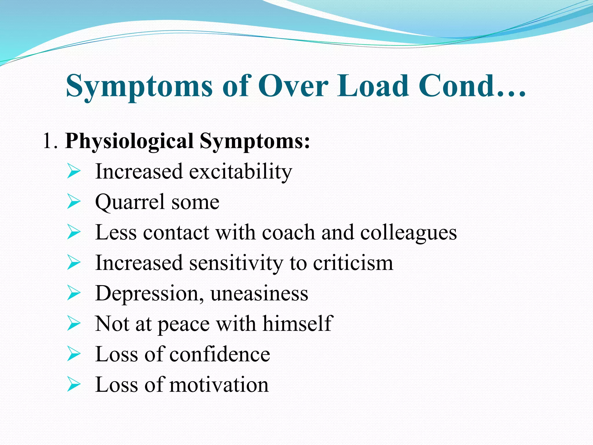 Meaning, principles, causes, symptoms and remidies of over load | PPTX