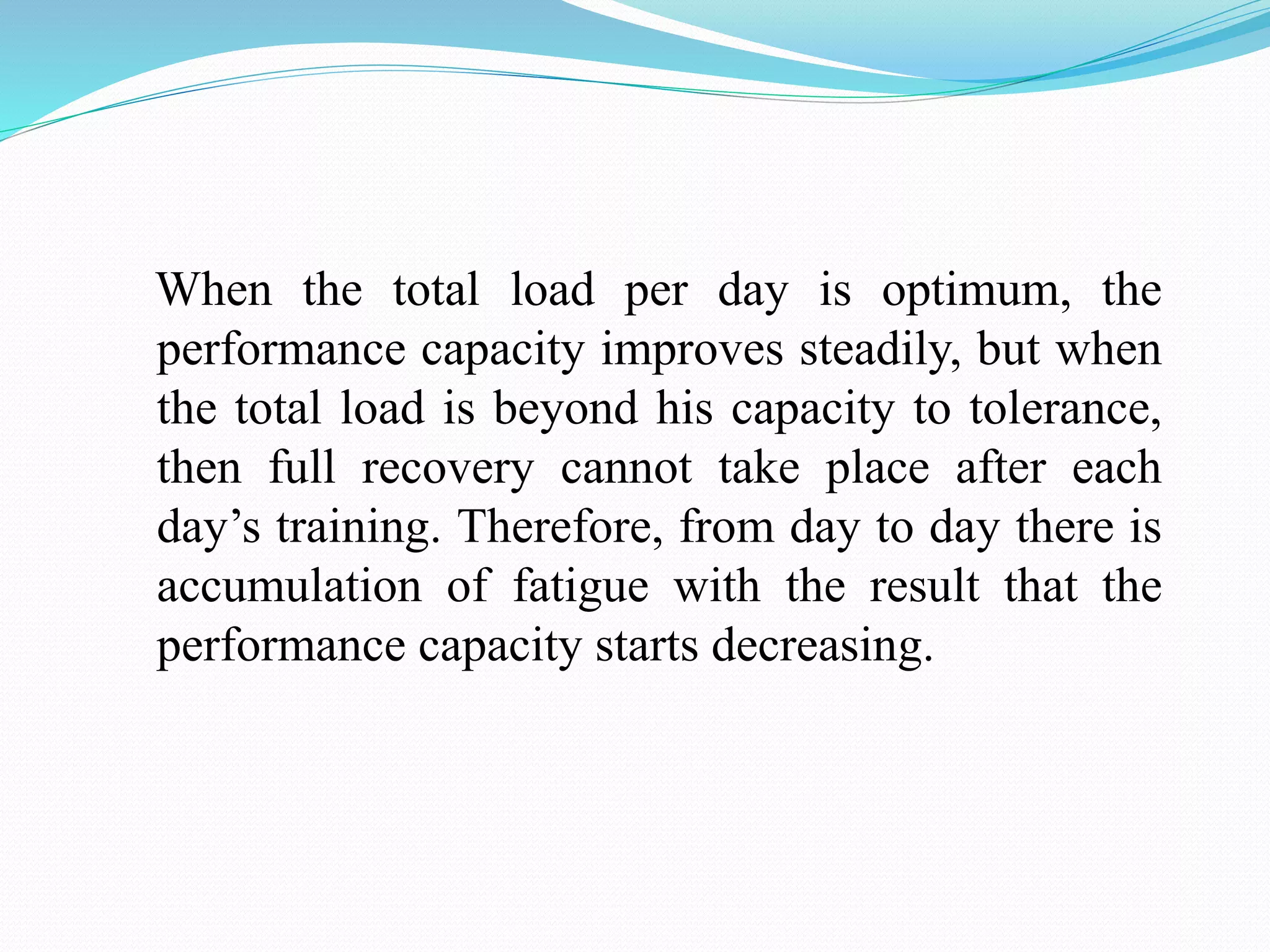 Meaning, principles, causes, symptoms and remidies of over load | PPTX