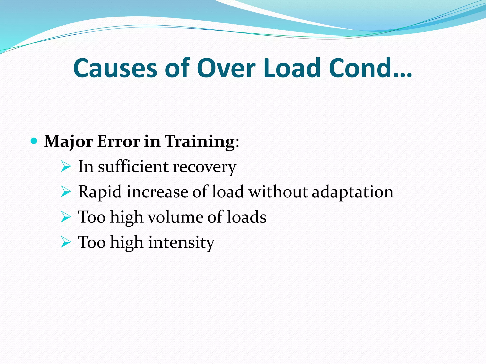 Meaning, principles, causes, symptoms and remidies of over load | PPTX