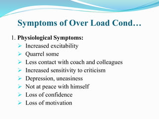 Meaning, principles, causes, symptoms and remidies of over load | PPTX