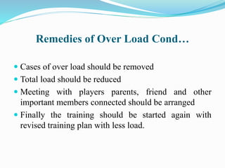 Meaning, principles, causes, symptoms and remidies of over load | PPTX