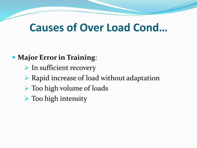Meaning, principles, causes, symptoms and remidies of over load | PPTX