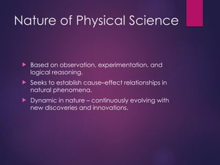 Meaning Nature and Scope of Physical Science.pptx