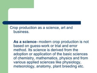 MEANING & SCOPE of Crop science.ppt