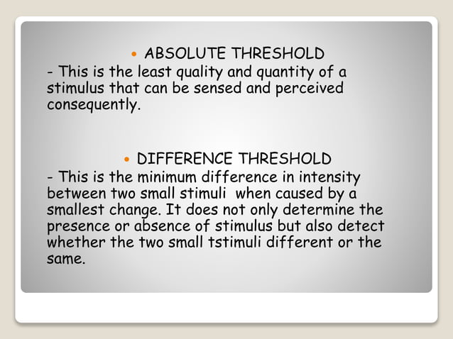 Sensation and Characteristics of Sense Receptors | PPTX
