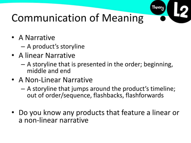 Meaning theory lecture | PPT