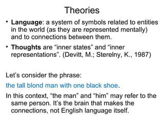Meaning, thought and reality: How categories influence thinking. | PPT