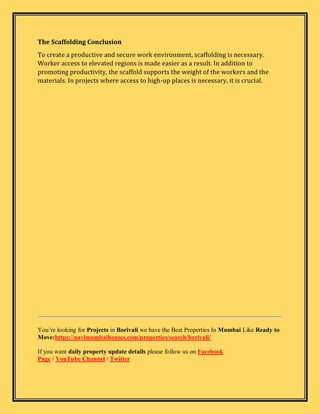 Meaning, Types, Uses, & Importance of Scaffolding.pdf | Civil ...