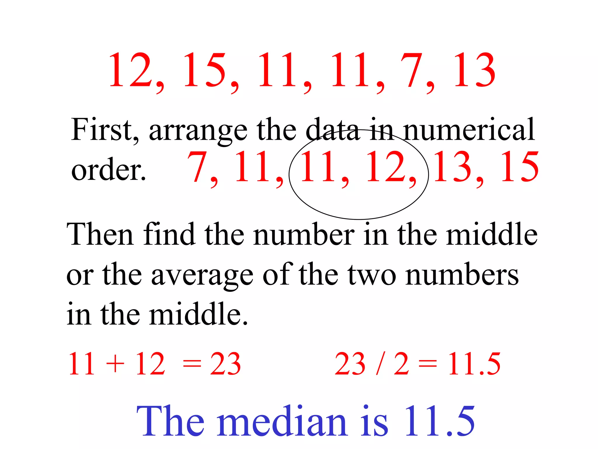 Mean, median, and mode | PPT