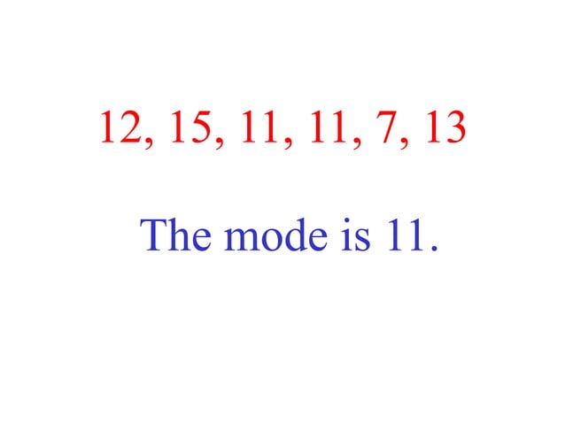 Mean, median, and mode | PPT