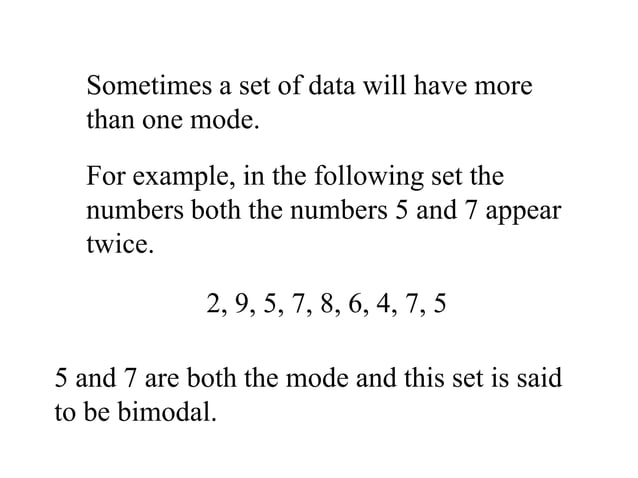 Mean, median, and mode | PPT