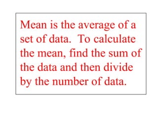MeanModemedianpptPowerPointpresentation.ppt