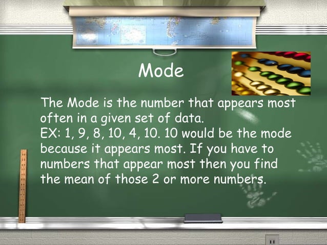 Mean median mode | PPT