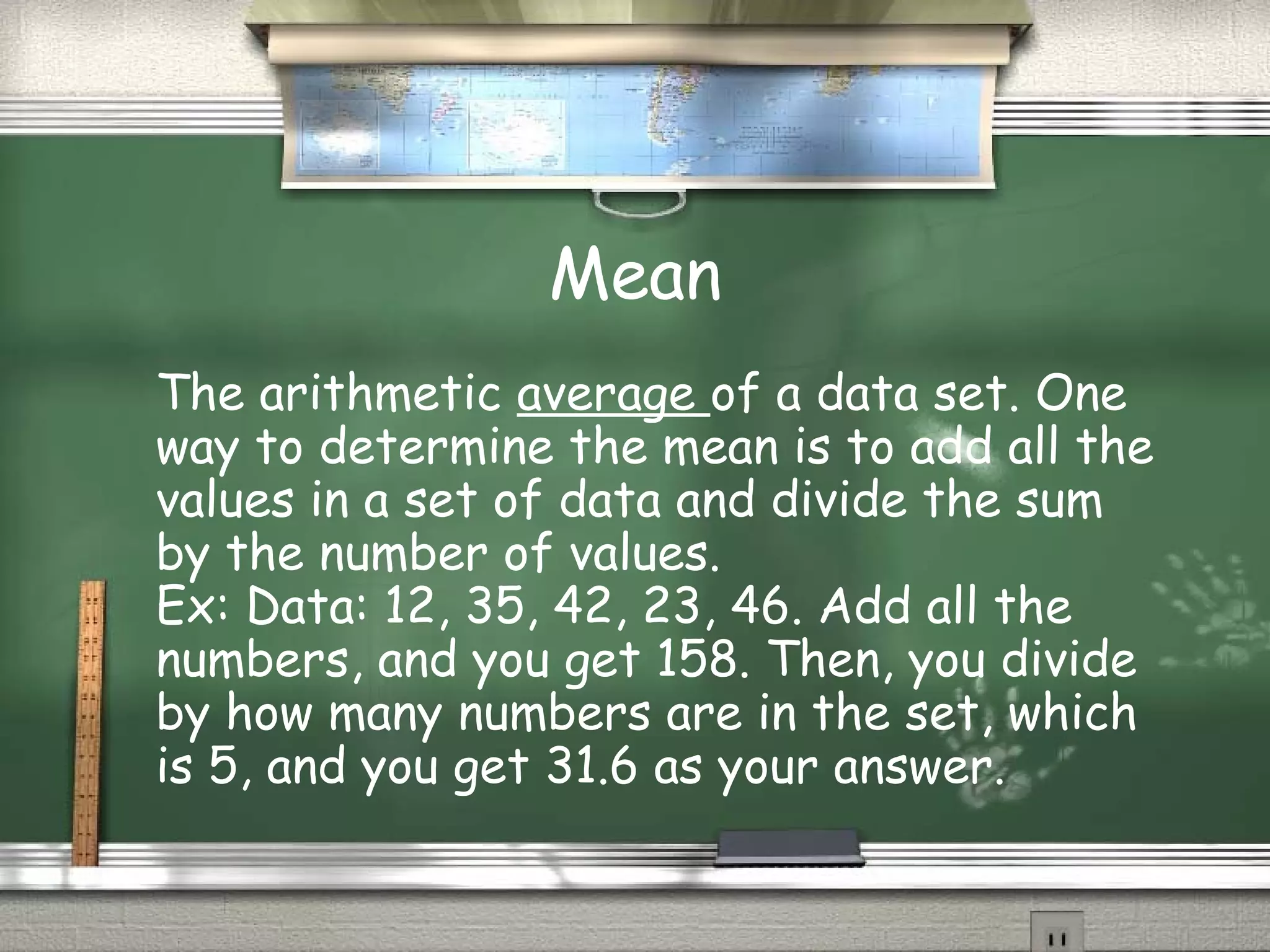 Mean median mode | PPT