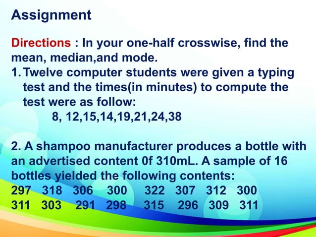 MEAN MEDIAN MODE.ppt