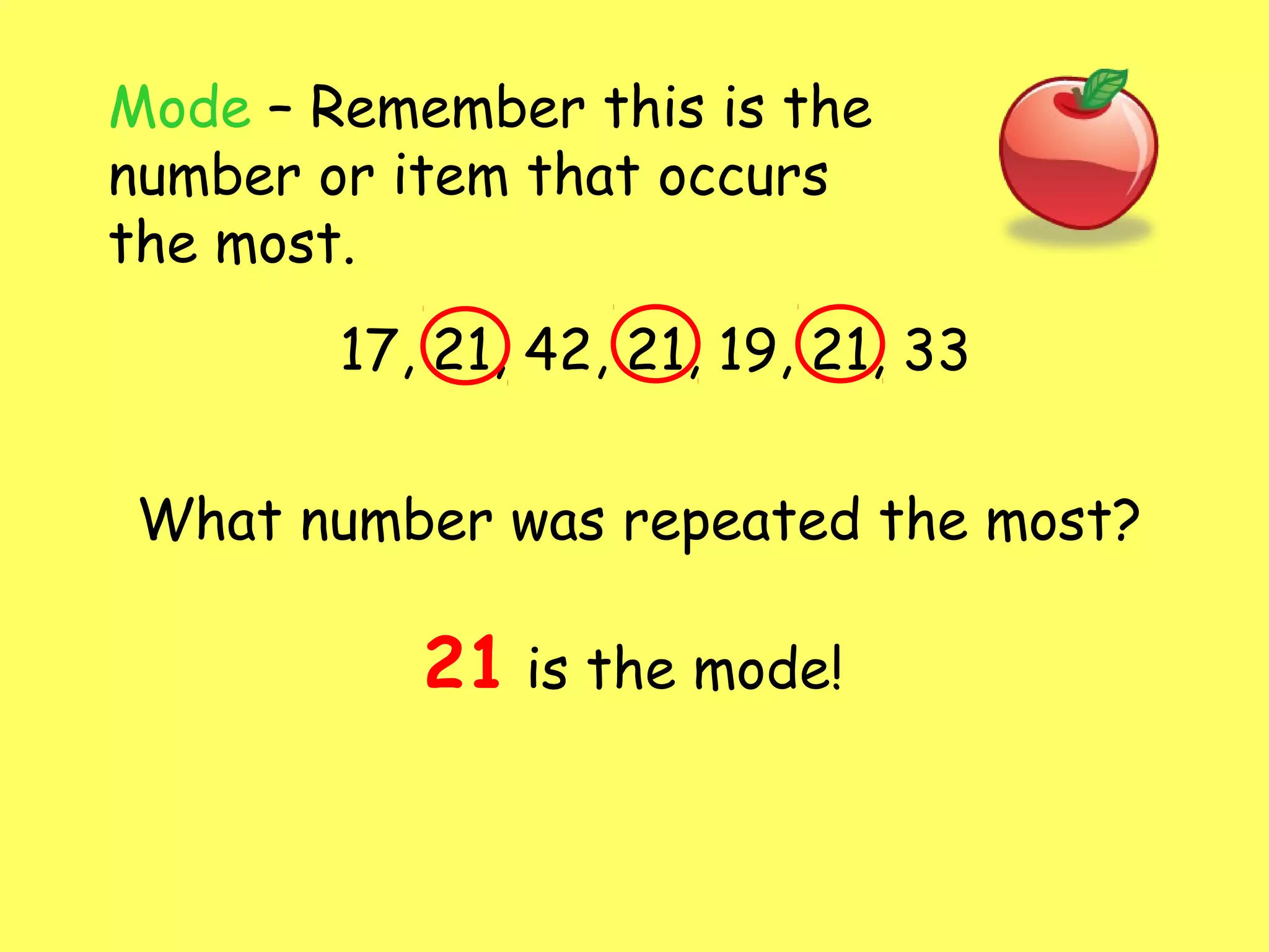 Mean, median, mode (1) | PPT