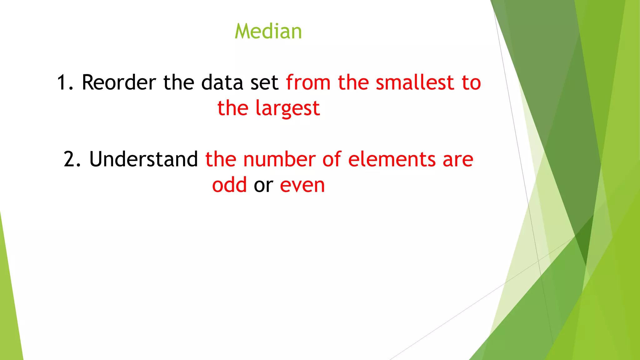Mean, median, mode 1 | PPT
