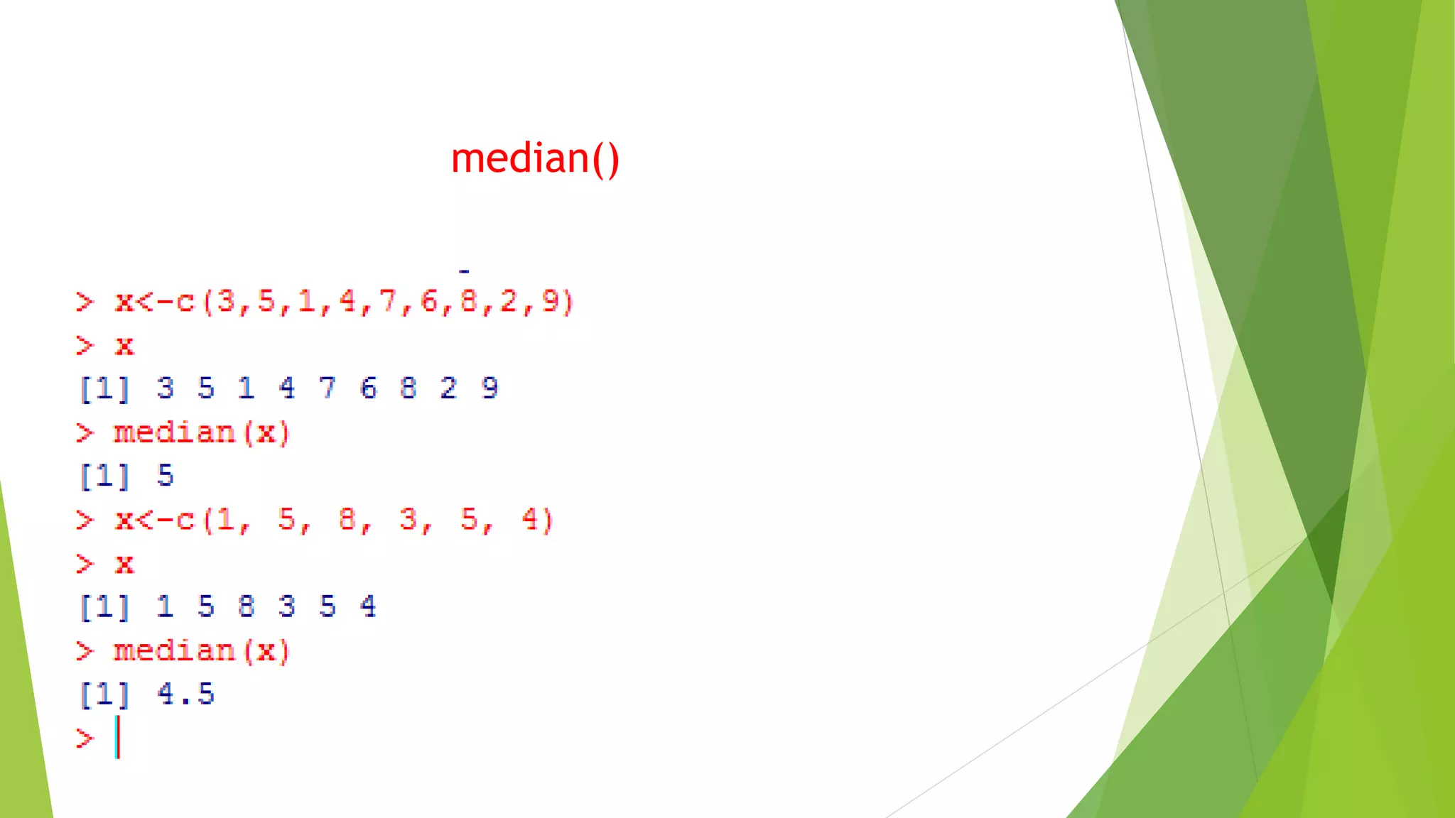 Mean, median, mode 1 | PPTX