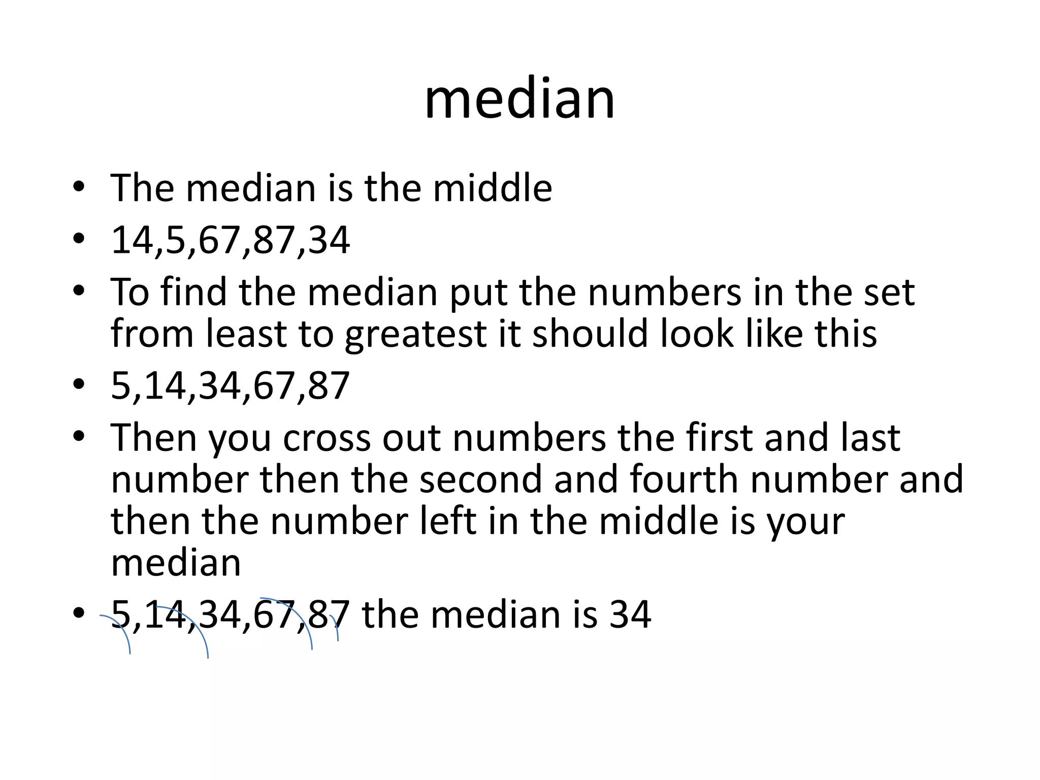 Mean median mode and range | PPT