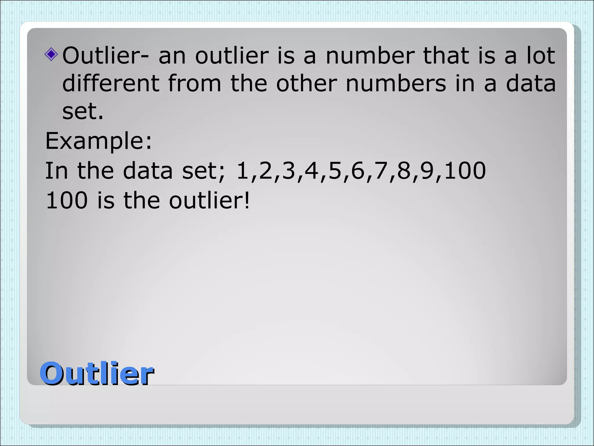 Mean, Median, Mode And Range by Mary T | PPT
