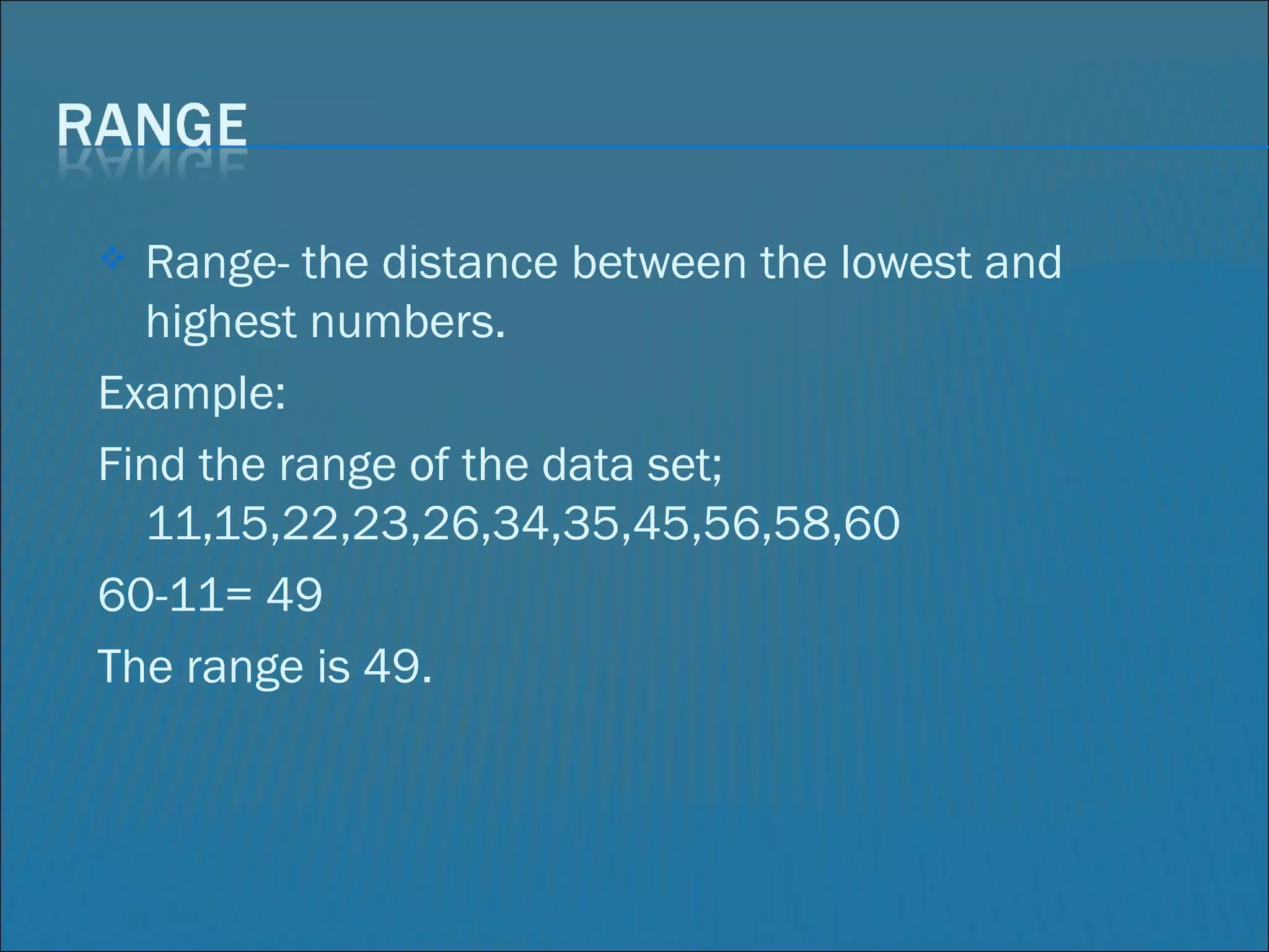 Mean, Median, Mode And Range by Mary T | PPT