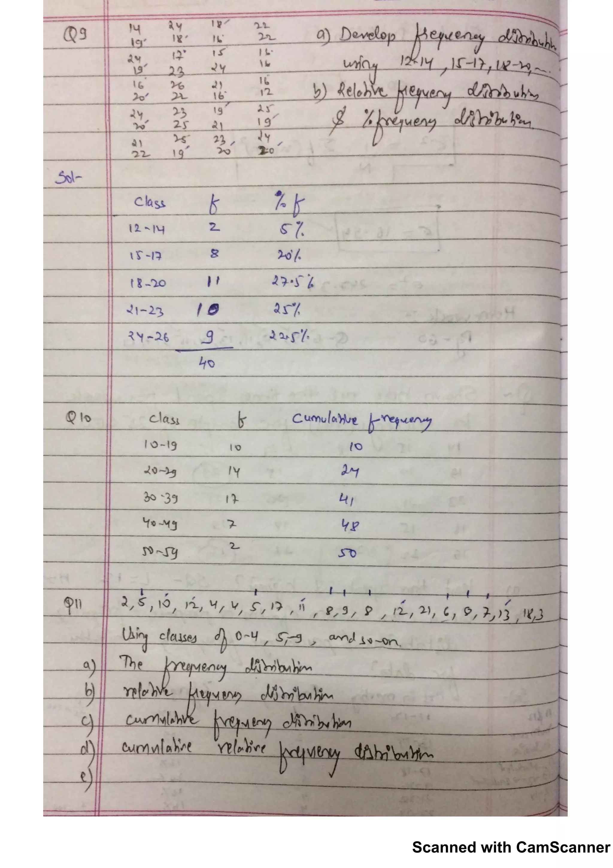 Mean Median Mode & Box Plot | PDF