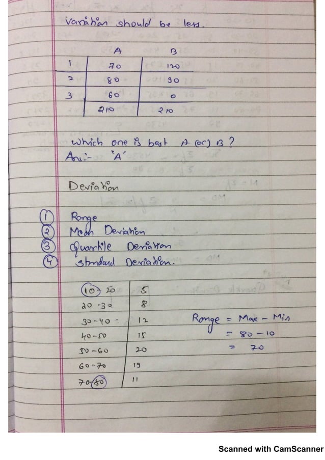 Mean Median Mode & Box Plot | PDF