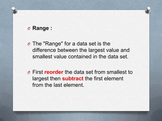 Mean, median, mode, & range ppt | PPTX